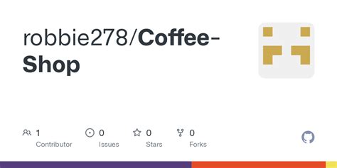 GitHub Robbie Coffee Shop