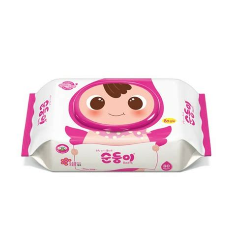 순둥이 베이직 물티슈 캡형 80매 20팩 티몬
