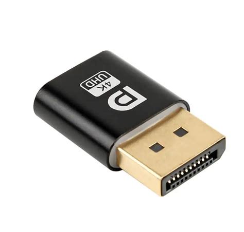 K Displayport DP Dummy Plug Virtual Display Adapter