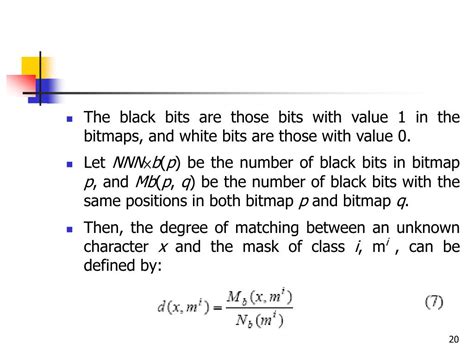 Ppt A Statistical Matching Method In Wavelet Domain For Handwritten Character Recognition