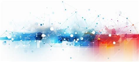 Premium Photo Abstract White Background Communication Technology Concept Vector Background