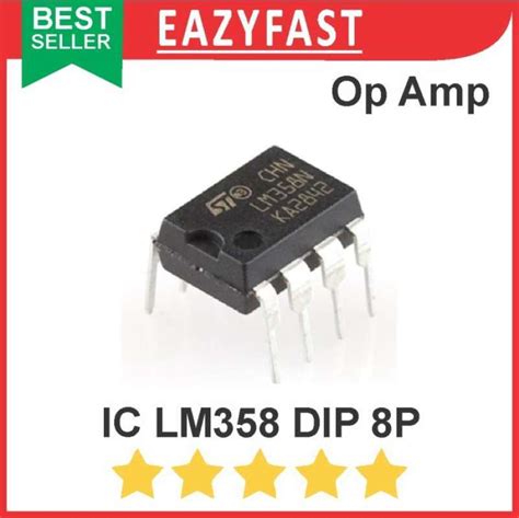Jual Ic Lm Dual Opamp Op Dip Pin Operational Amplifier Di Seller Eazyfast Store