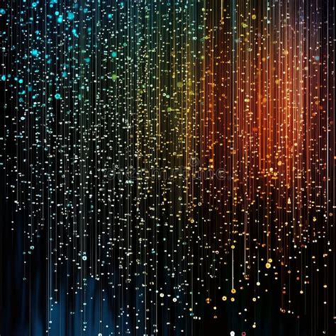 Abstract Digital Data Flow Background For Iot Concept Visuals Stock Illustration Illustration