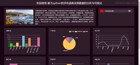 [精品毕设]python手机选购决策数据的分析与可视化大屏购物商城 爬虫 csdn博客
