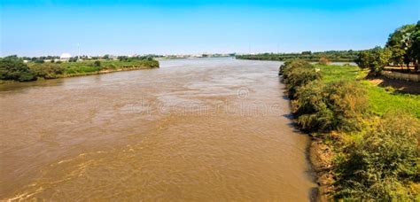 Confluence Of The White Nile And The Blue Nile View From The Bridge