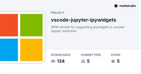 Vscode Jupyter Ipywidgets Ecosystem Directory Market Dev