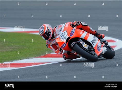 Nicky Hayden Ducati Moto Gp 2011 Stock Photo Alamy