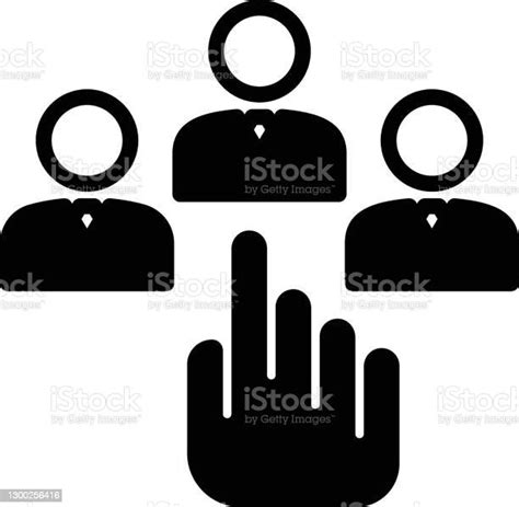 모집 과정 벡터 아이콘 디자인 후보 자 기호 심사 및 후보 개념의 선택 흰색 배경에 Hrm 기호 헤드 헌팅 그래픽 경영자에 대한