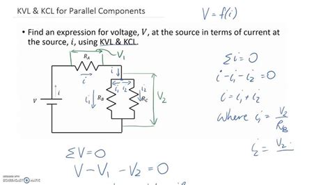 Developing ODEs For Electrical Circuits Development Expressions Circuit
