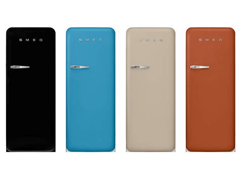 Retro Kühlschränke von Smeg in vier ausgefallen Farben Hometec