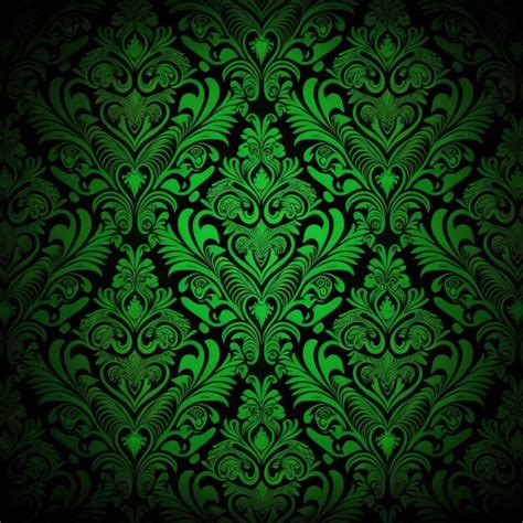 Premium Ai Image Baroque Fabric Pattern Florals Classical Luxury Old