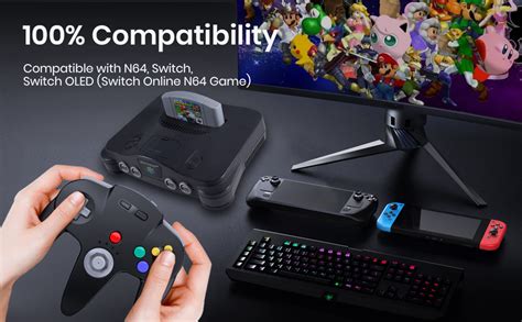 2 4 GHz Wireless N64 Switch Online Controller USB Receiver N64 Receiver Compatible With