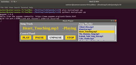 Build A Music Player In Python From Scratch Codespeedy