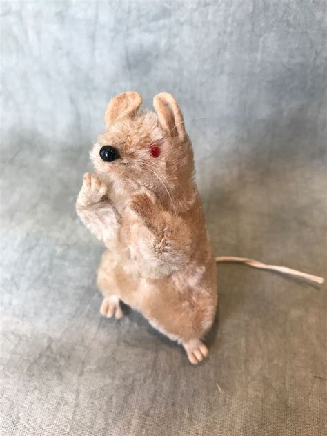 Steiff Mouse Pieps Red Eyes Etsy