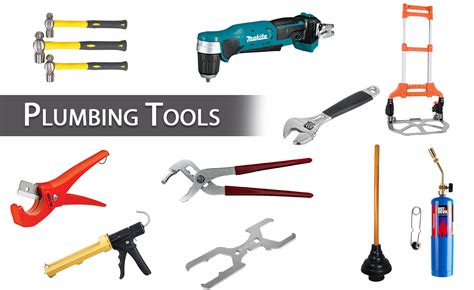 Plumbing Tools List Name