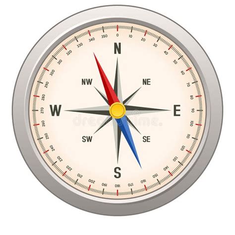 Magnetic Compass Stock Illustrations 5316 Magnetic Compass Stock