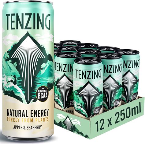 Tenzing Natural Energy Drink Plant Based Vegan And Gluten Free Bcaa