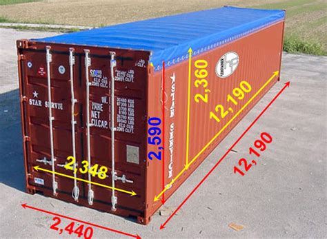 Kích Thước Container Và ứng Dụng World Courier Express Logistics