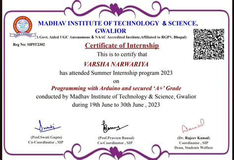 Varsha Narwariya On Linkedin Arduino Programming Electronics Internship Summerofmaking…