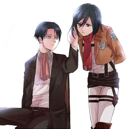 Levi X Mikasa Rivamika Attack On Titan Levi Mikasa