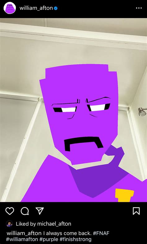 William Afton Over Matthew Lillards Post Coltginger On Twitter R