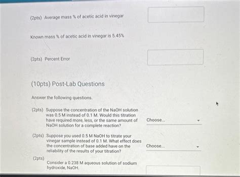 Solved Table 2 Titration Data Table View List View1pts