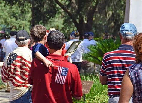 Large Crowd Turns Out For Service At Veterans Memorial Park Villages News