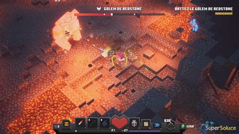 Golem De Redstone Soluce Minecraft Dungeons SuperSoluce