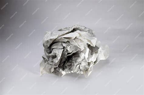 Premium Photo A Crumpled Up Piece Of Paper A Piece Of Paper With