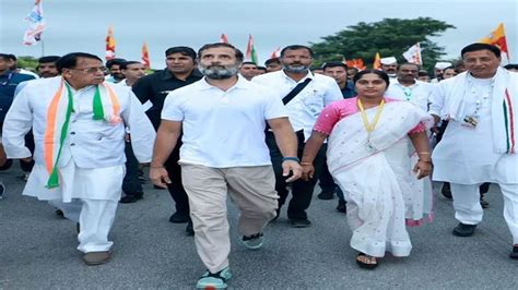 Bharat Jodo Yatra राहुल गांधी की पदयात्रा में मध्‍य प्रदेश में सत्ता