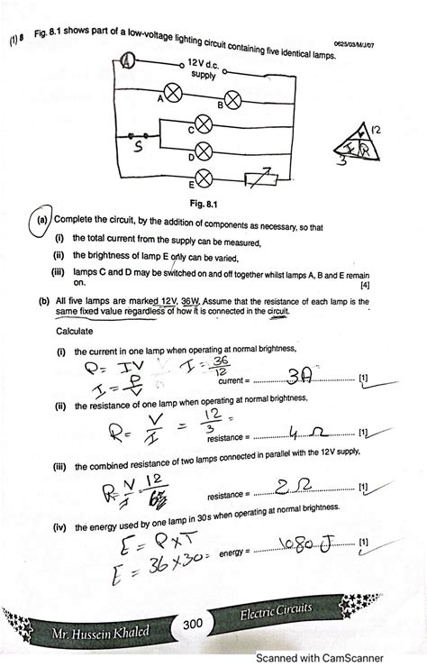 Solution Electric Circuit Imp Questions Studypool