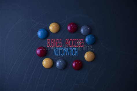 Conceptual Hand Writing Showing Business Processes Automation Business