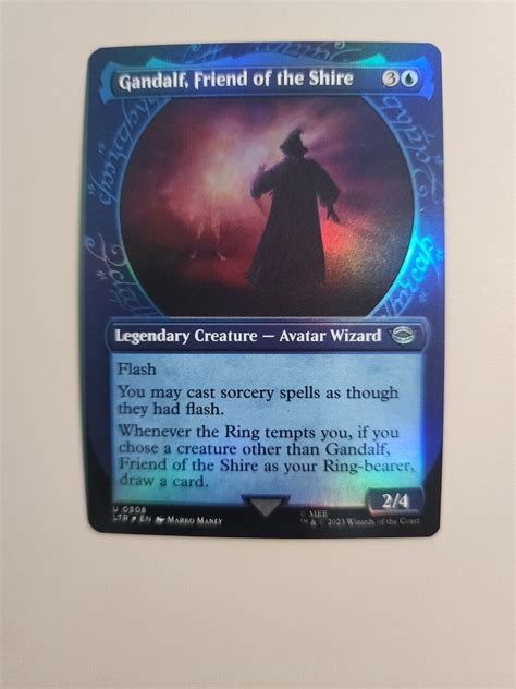 Mtg Gandalf Friend Of The Shire Lotrtales Of Middleearth 308 Foil