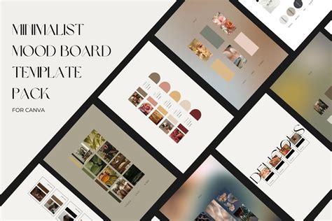 26 Minimalist Mood Board Template Creative Market