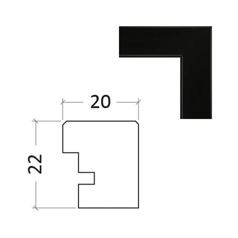 Quad 30x40 Inch Premium Poster Frame Black Vice Press