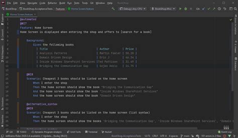 specflow for rider plugin is now available the tools blog