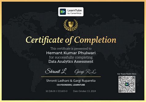 hemant kumar phulwari on linkedin hi i have successfully completed data analytics assessment by…