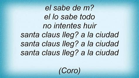 Luis Miguel Santa Claus Llega A La Ciudad Lyrics YouTube