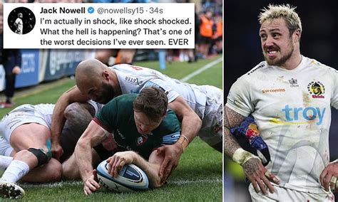 England Star Jack Nowell Fined £10 000 For Criticising A Referee Daily Mail Online