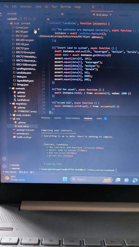 Sreeraj K On Linkedin Mochatesting Truffleframework