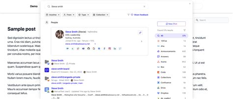 Modal Search Glean Developer