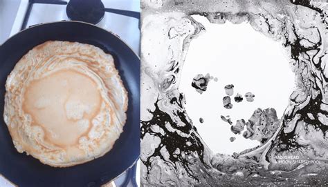 My Pancake Came Out Looking Like The Album Artwork For A Moon Shaped Pool A Moon Shaped