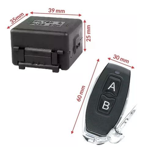 Modulo Relé Automação Rf 433mhz 1ch 12v 1 Controle Rf Mercadolivre