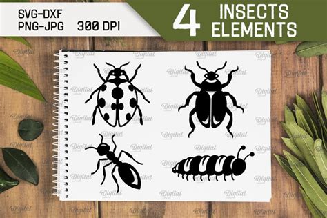 Insect Elements SVG Design Elements SVG