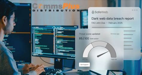 Cybersecurity Darkwebmonitoring Safeweb Commsplus Staysecure Telstra Commsplus Distribution