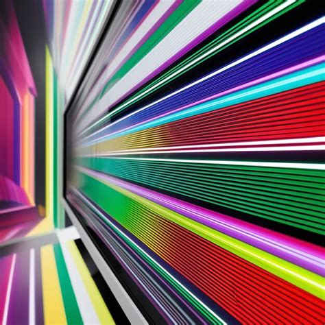 Super Macro Photography Of Detailed Of Oled Monitor Magnification 5x Of