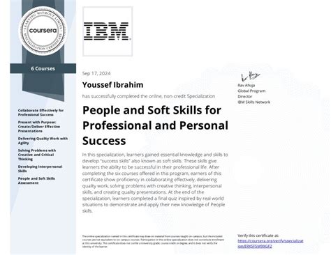 Youssef Mohamed On Linkedin Coursera Softskills Big Certificate