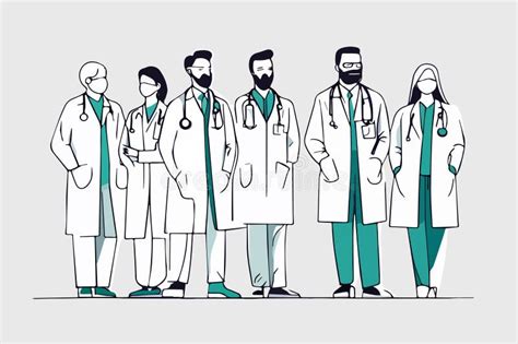 Simple Sketch Male Doctor Stock Illustrations Simple Sketch Male Doctor Stock