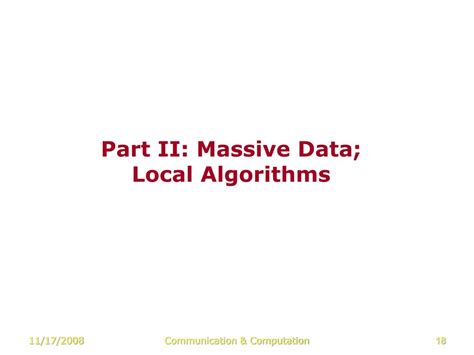 ppt communication and computation a need for a new unifying theory