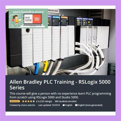 jual s4rd0r5 udemy allen bradley plc training rslogix 5000 series 4n150iras shopee indonesia